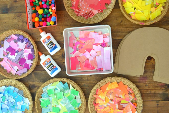 Cardboard Rainbow Trail - board24